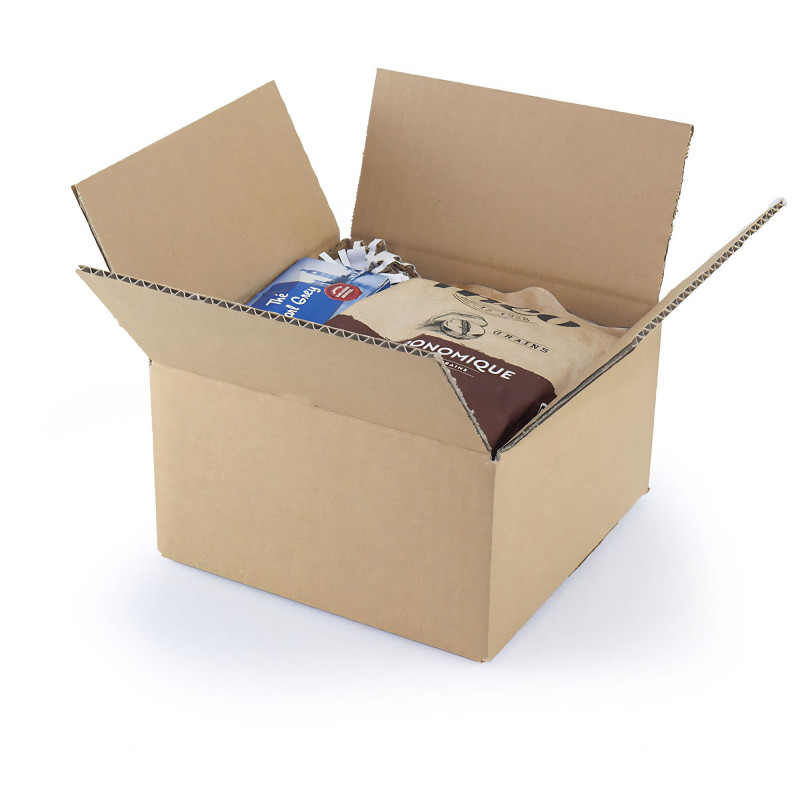 Boite en carton simple cannelure 20x20x11 cm