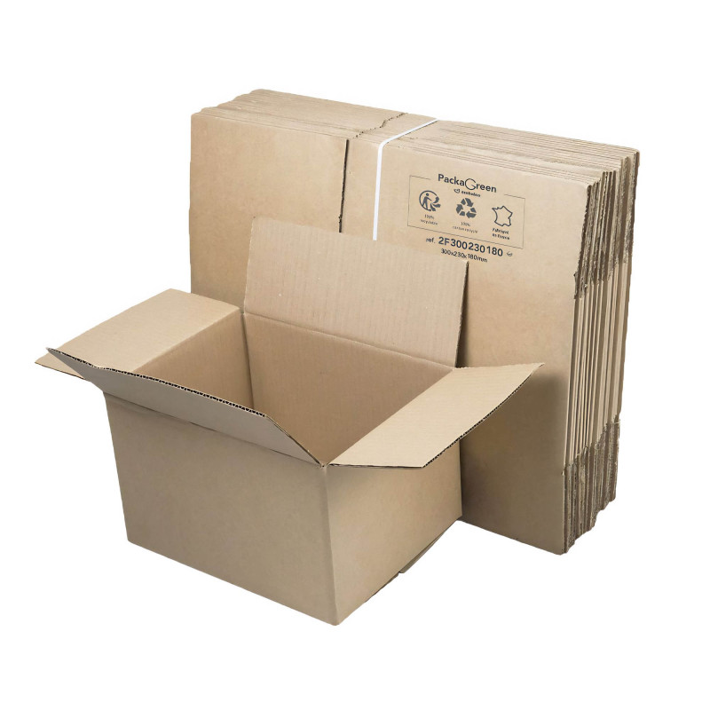 Boite en carton simple cannelure 30x23x18 cm