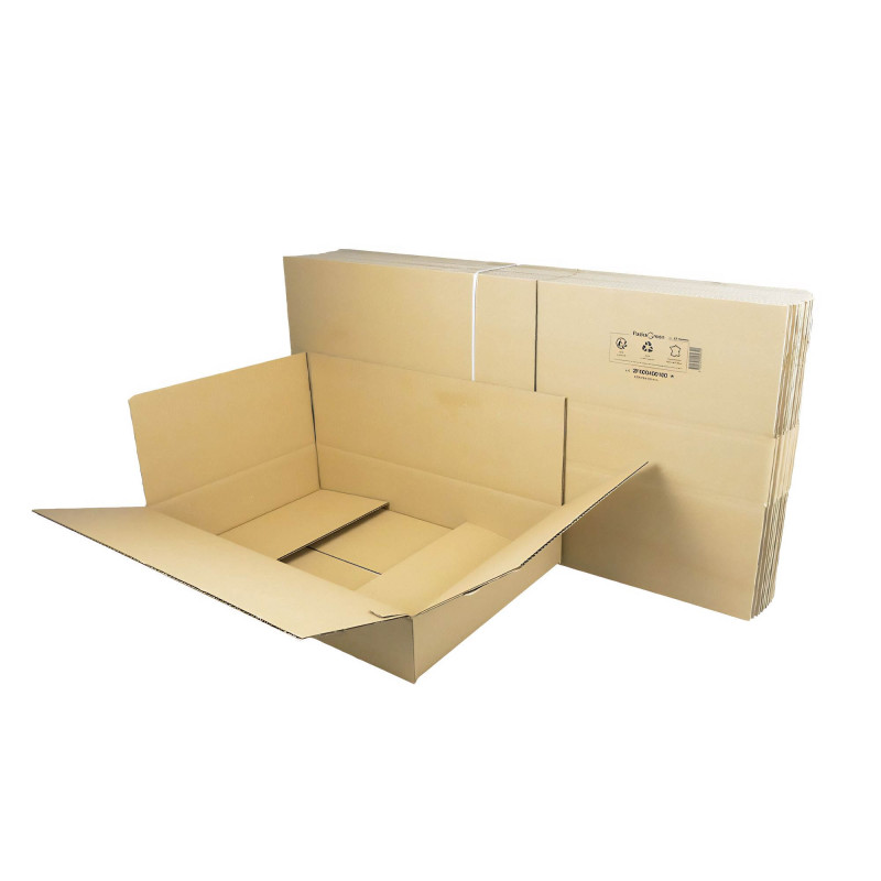 Carton simple cannelure 60x40x10 cm