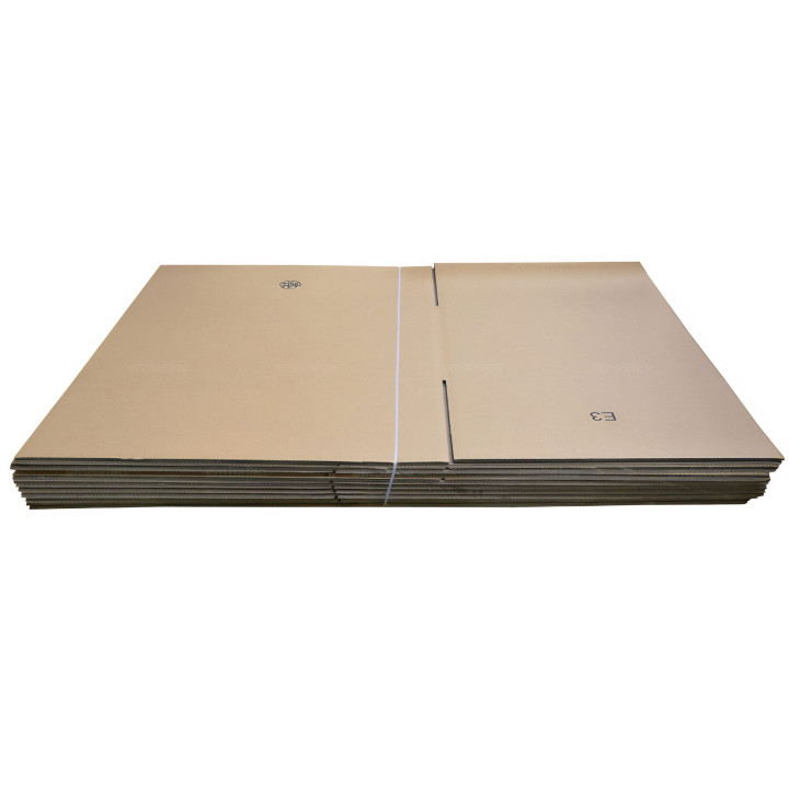 Caisse carton double cannelure 70 x 50 x 30 cm